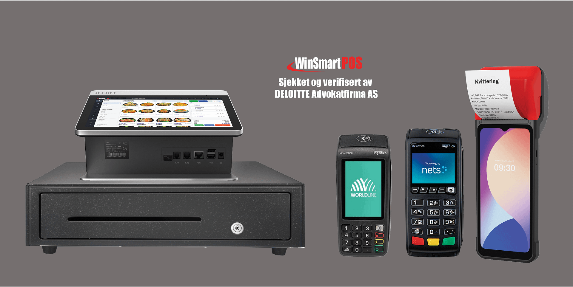 Nettbrett kassesystem 10.1 - Nettbutikk • Kassasystem • Kiosk • Infoskjerm